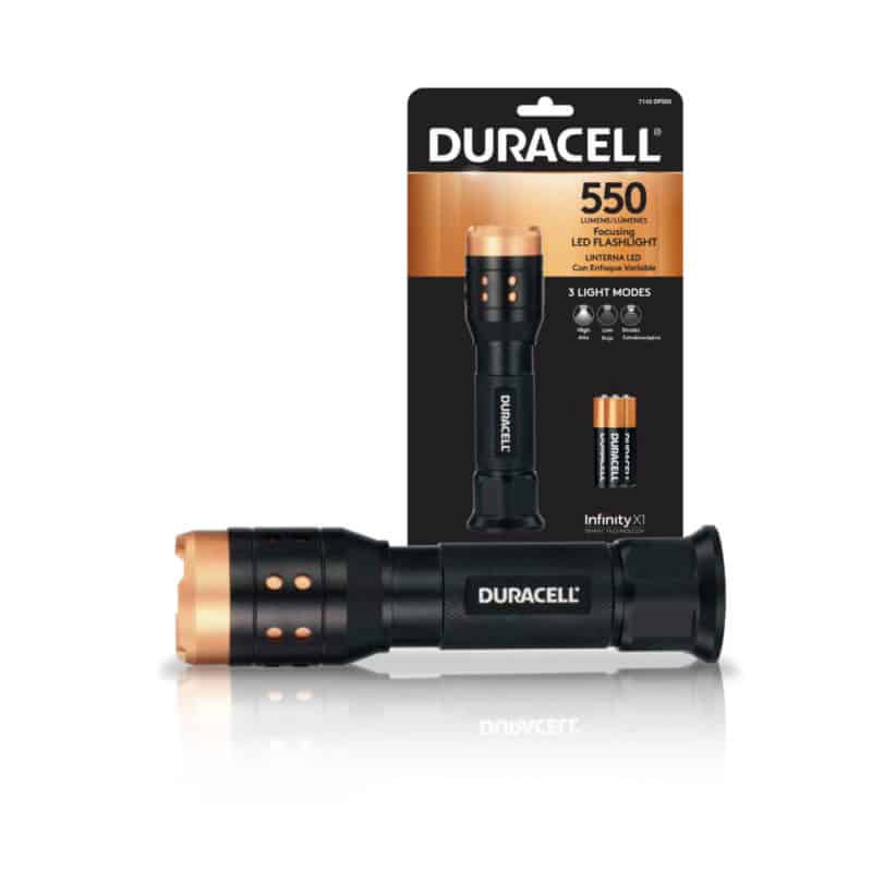 Linterna de Enfoque de Aluminio Duracell LED 550 Lúmenes | Duracell Lights