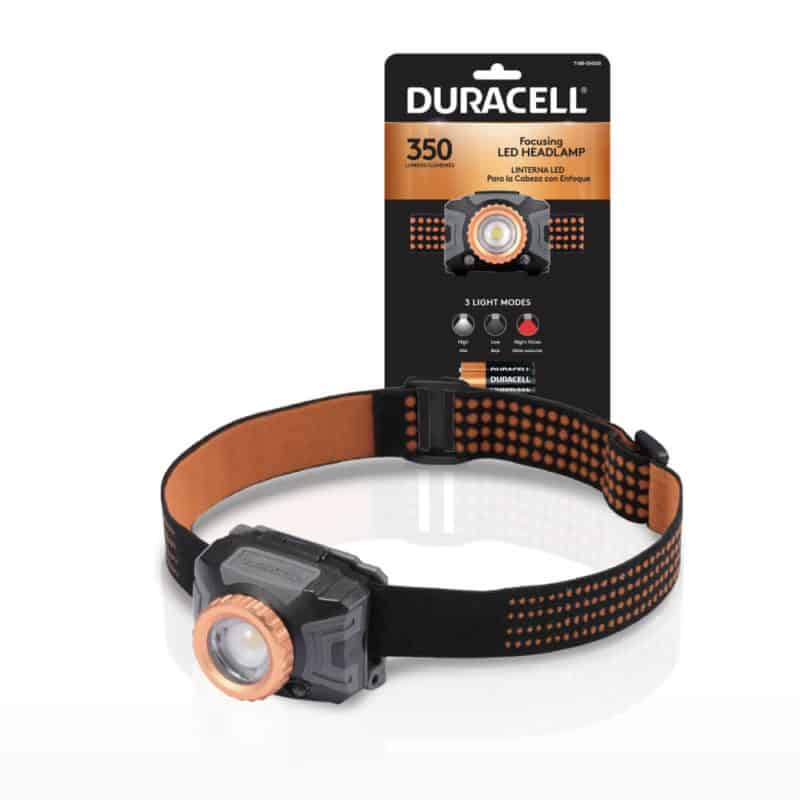 350 Lumen Focusing LED Headlamp - Duracell Lights