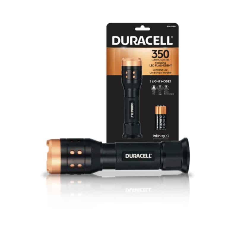 350 Lumen Aluminum Focusing LED Flashlight - Duracell Lights