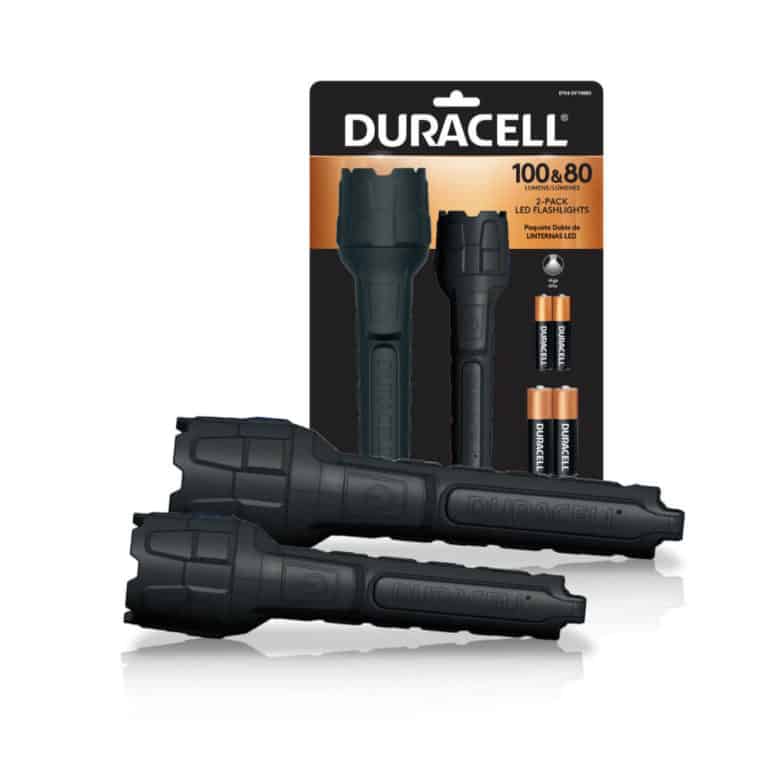 80 & 100 Lumens Heavy Duty LED Flashlights - Duracell Lights